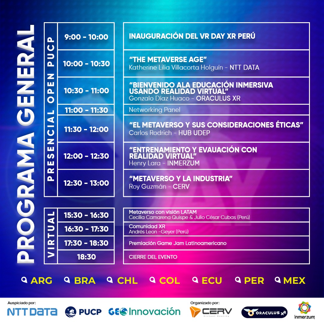Virtual Reality Day en Perú 2022 – XR Peru